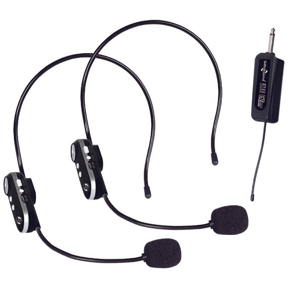 Studiomaster ZT 22 Dual Headworn Rechargeable Wireless Microphone