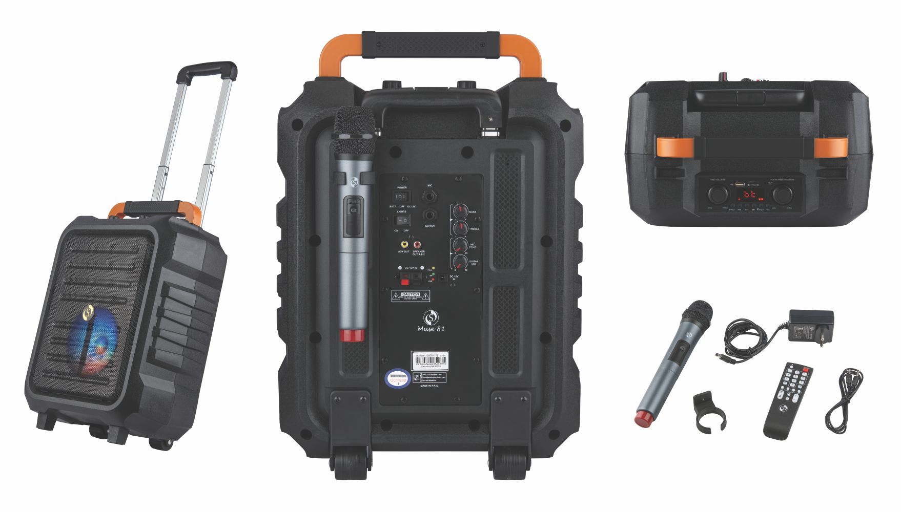 Studiomaster Muse 81 With Bluetooth , USB & Battery Backup