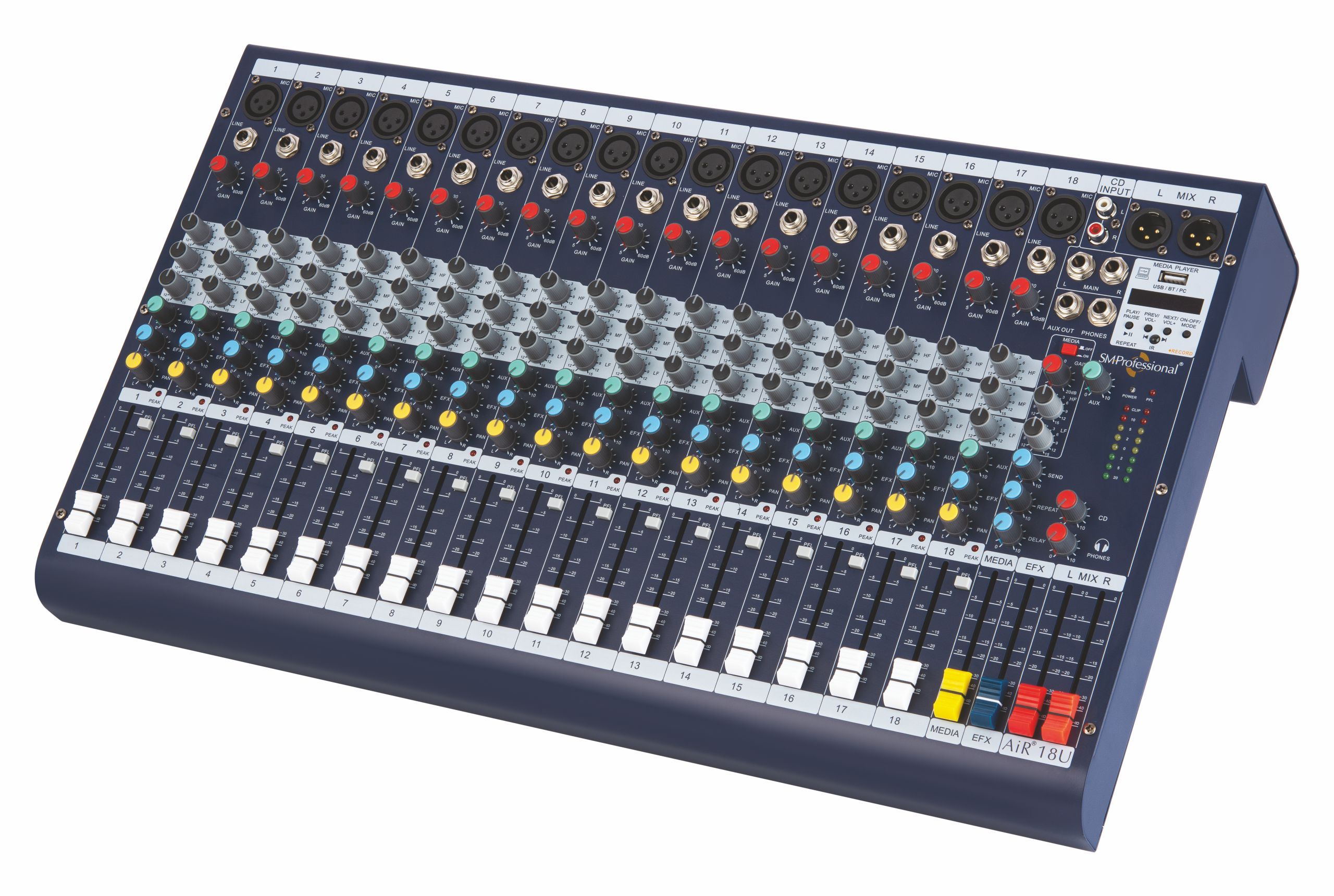 Studiomaster AiR 18U Mixer (18 Channel) | With Recording Option