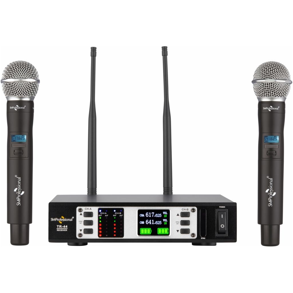 Studiomaster TR 44 UHF Wireless Microphone | Metallic Body | Anti ...