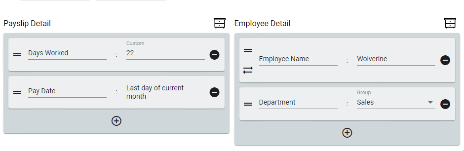 Sorting Field Paysliper