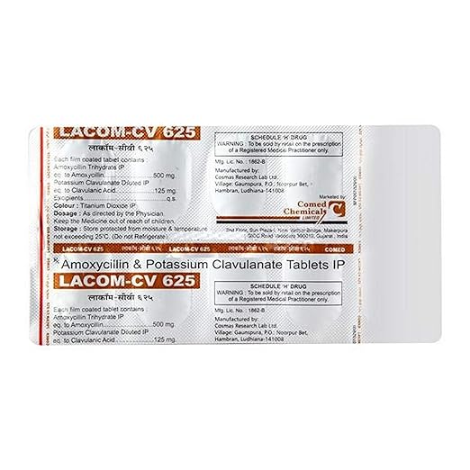 LACOM CV 625 - 10 Tablet