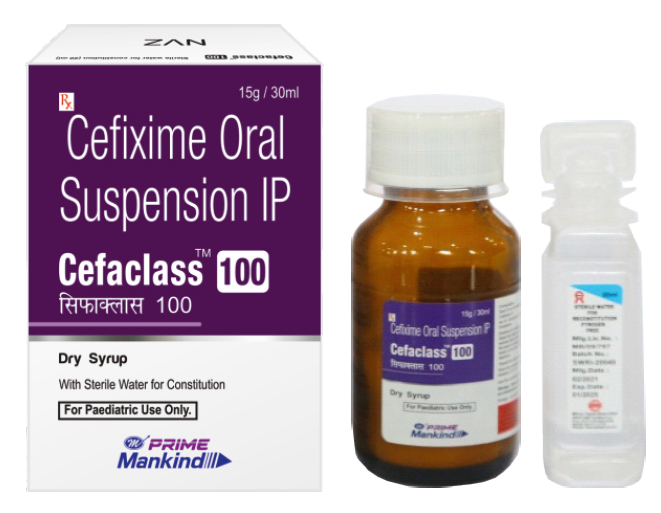 CEFACLASS 100 - 30ml Dry Syrup