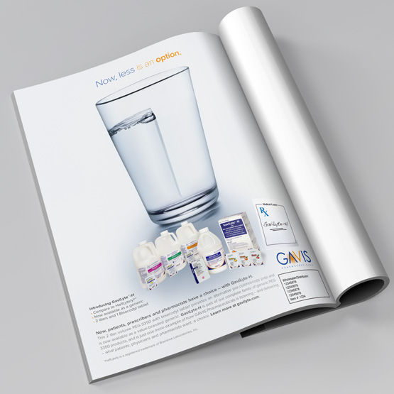 Print Pharma Advertising for Gavilyte | bfw Life Sciences Work