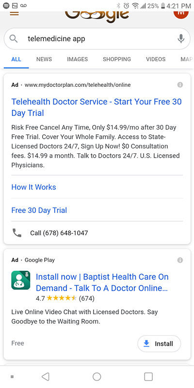 Telemedicine App Promotion Part Two: Advertising Telemedicine Apps