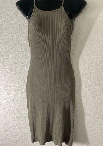 Olive green body con midi dress - $9 - From Remington