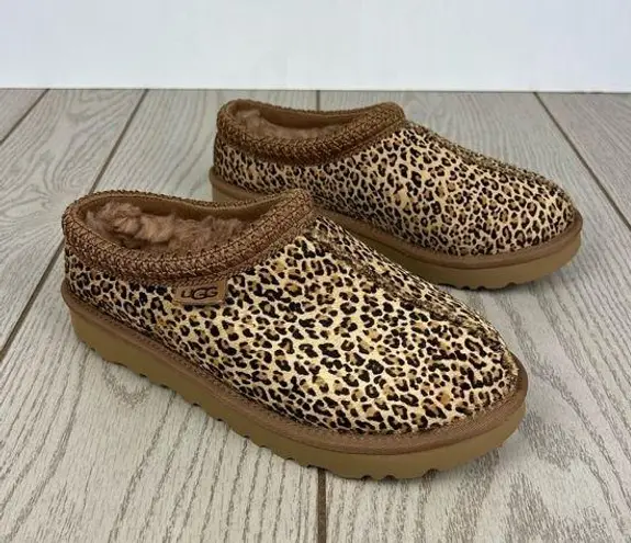 UGG Tasman Speckles Leopard Print Calf Hair Clog Slippers US7 Chestnut $120 Tan Size 7 - $250 ...