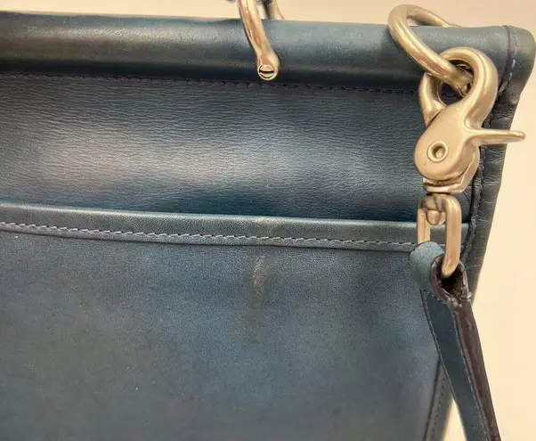 Coach Willis Bag Vintage 9927 Leather Crossbody Denim Blue Coach Willis Bag Vintage 9927 Leather Crossbody Denim Blue