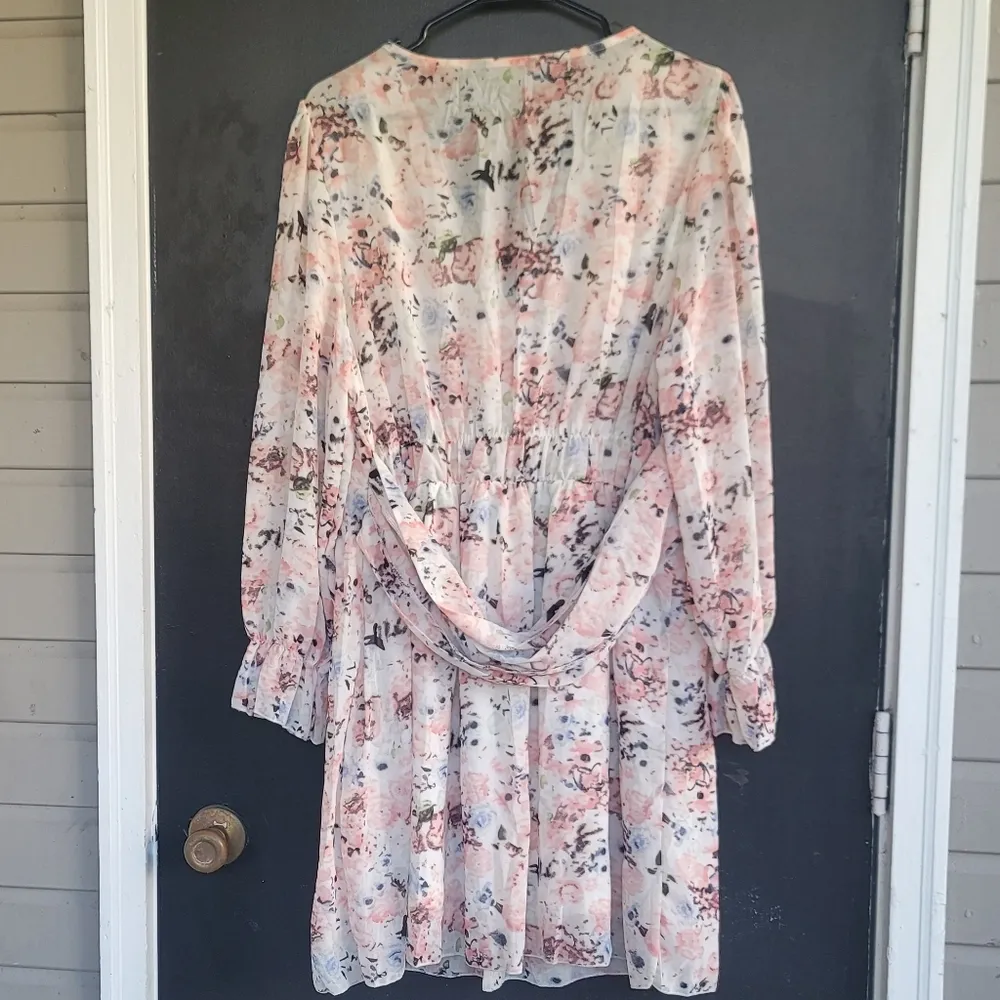Shein Curve Floral Print Cottage Core Plus Sized Dress 2XL Size XXL ...