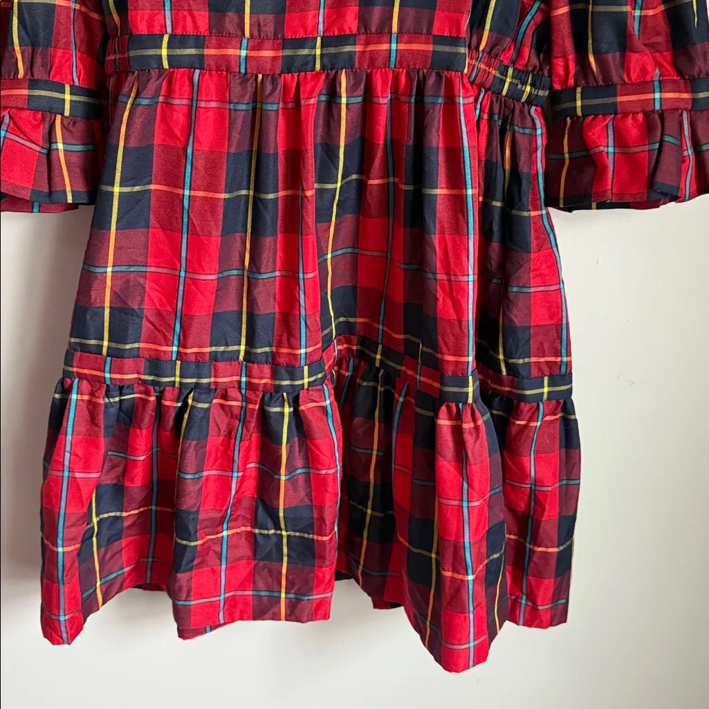NEW Gretchen scott Plaidly cooper Teardrop dress Large Red - $119 New ...