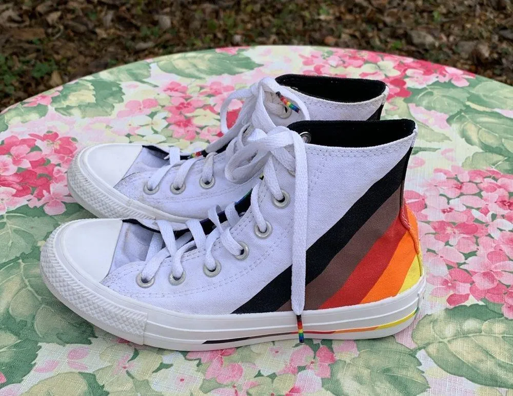 Converse All Star Chuck Taylor Rainbow Diversity Equality Love High ...