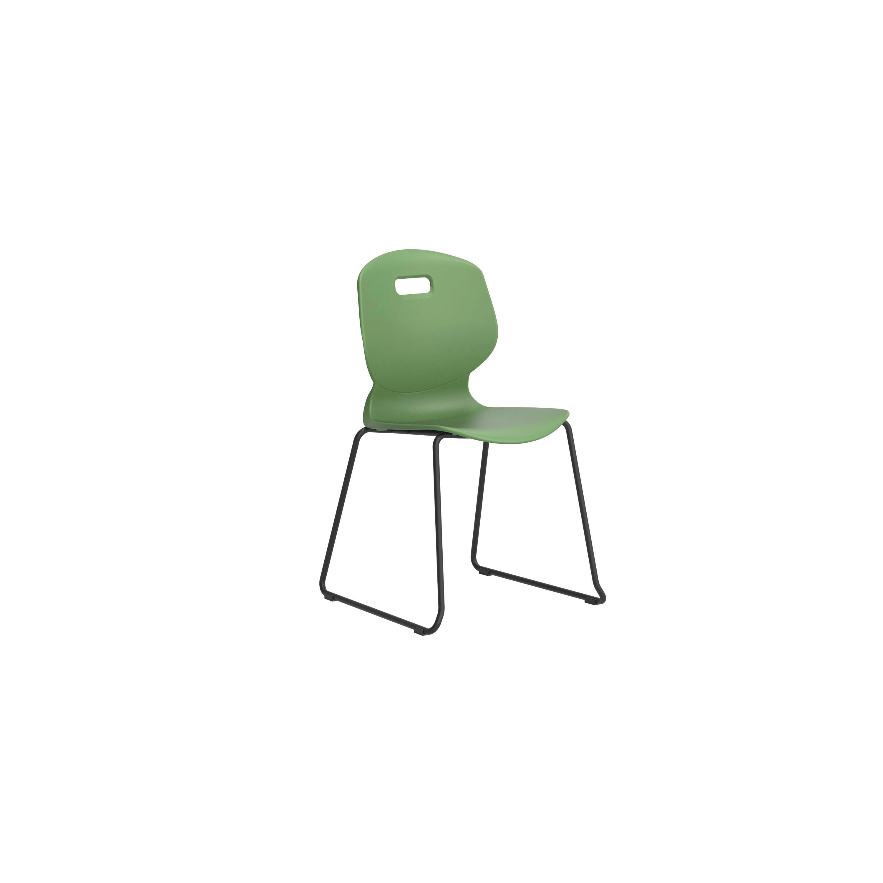 TITAN ARC SKID CHAIR SIZE 5 FOREST - Niche Office Solutions LTD