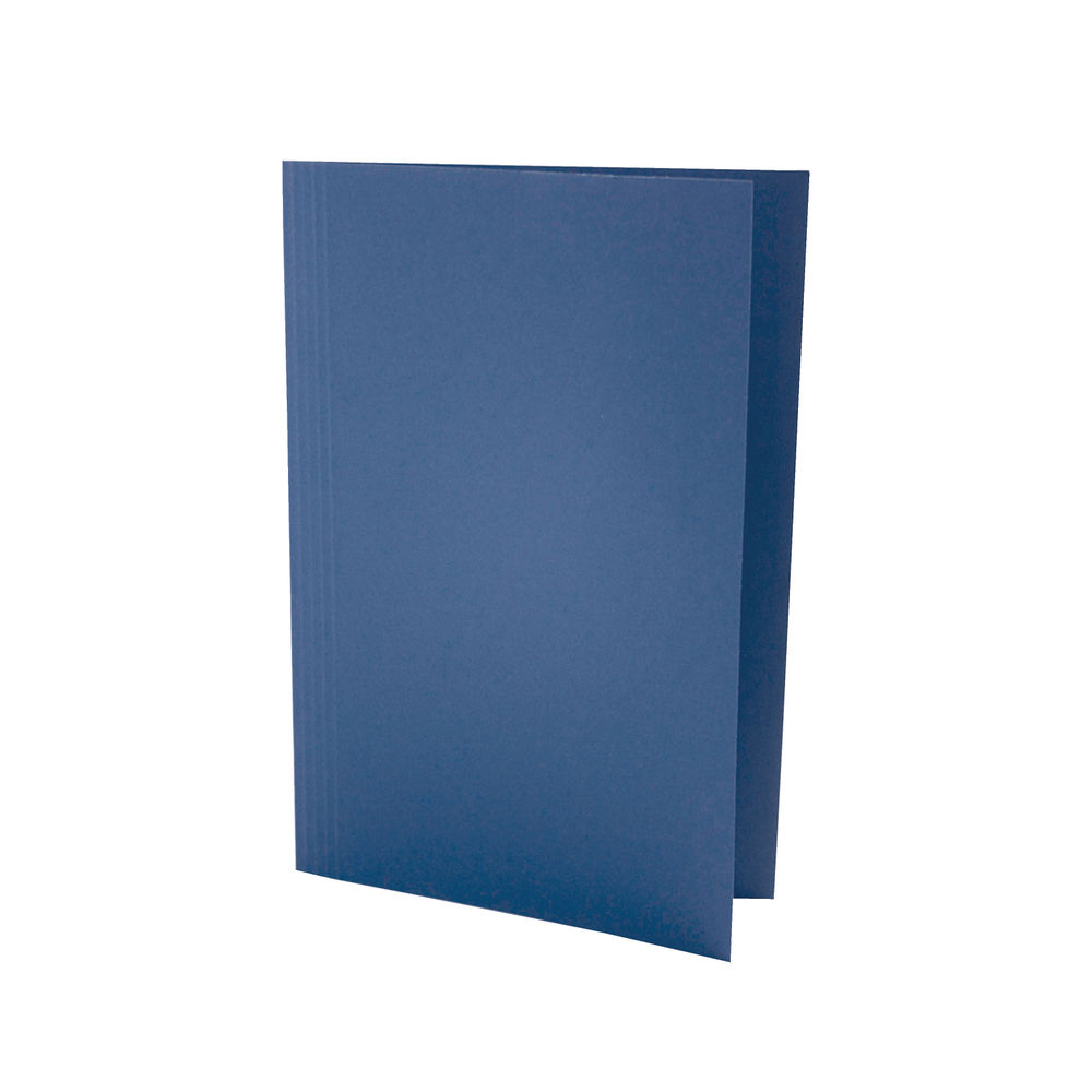 Guildhall Square Cut Folder Mediumweight Foolscap Blue (100 Pack) FS250 ...