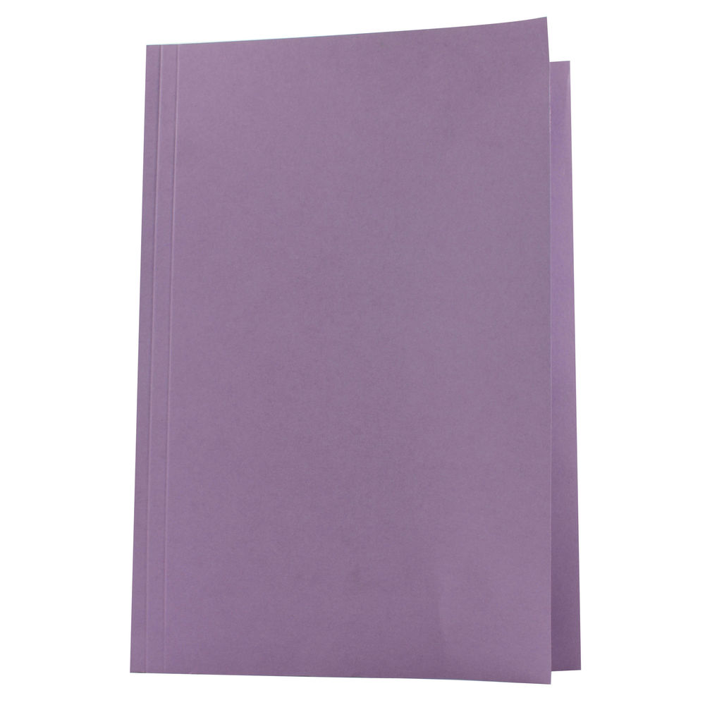Guildhall Square Cut Folder Mediumweight Foolscap Mauve (100 Pack ...