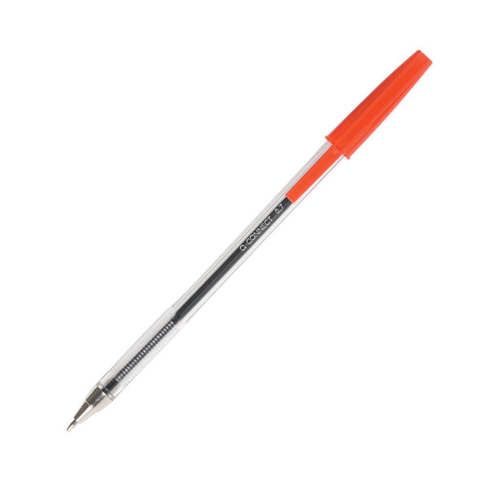 Q-Connect Ballpoint Pen Medium Red (50 Pack) KF26041