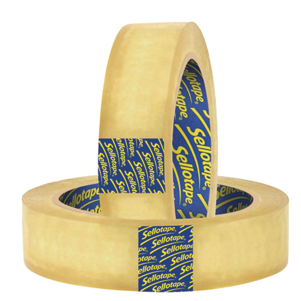 Sellotape Original Golden Tape 24mmx50m 12 Pack 1682926