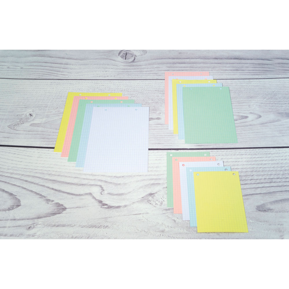 Exacompta Record Card 210x297mm Square White x20 (Pack of 2000) 12606E