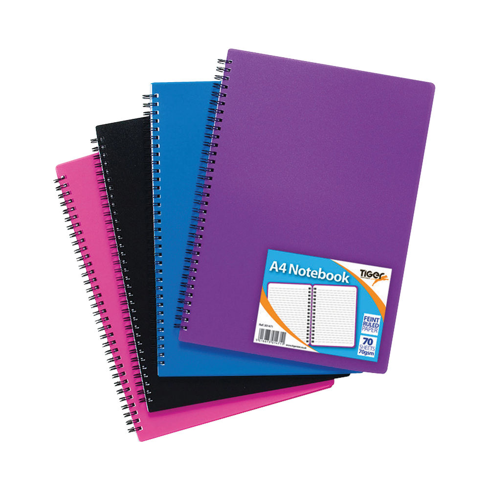 Sundry A4 Wiro Polypropylene Notebook 5 Pack 301471 Sundry A4 Wiro Polypropylene Notebook 5 Pack 301471