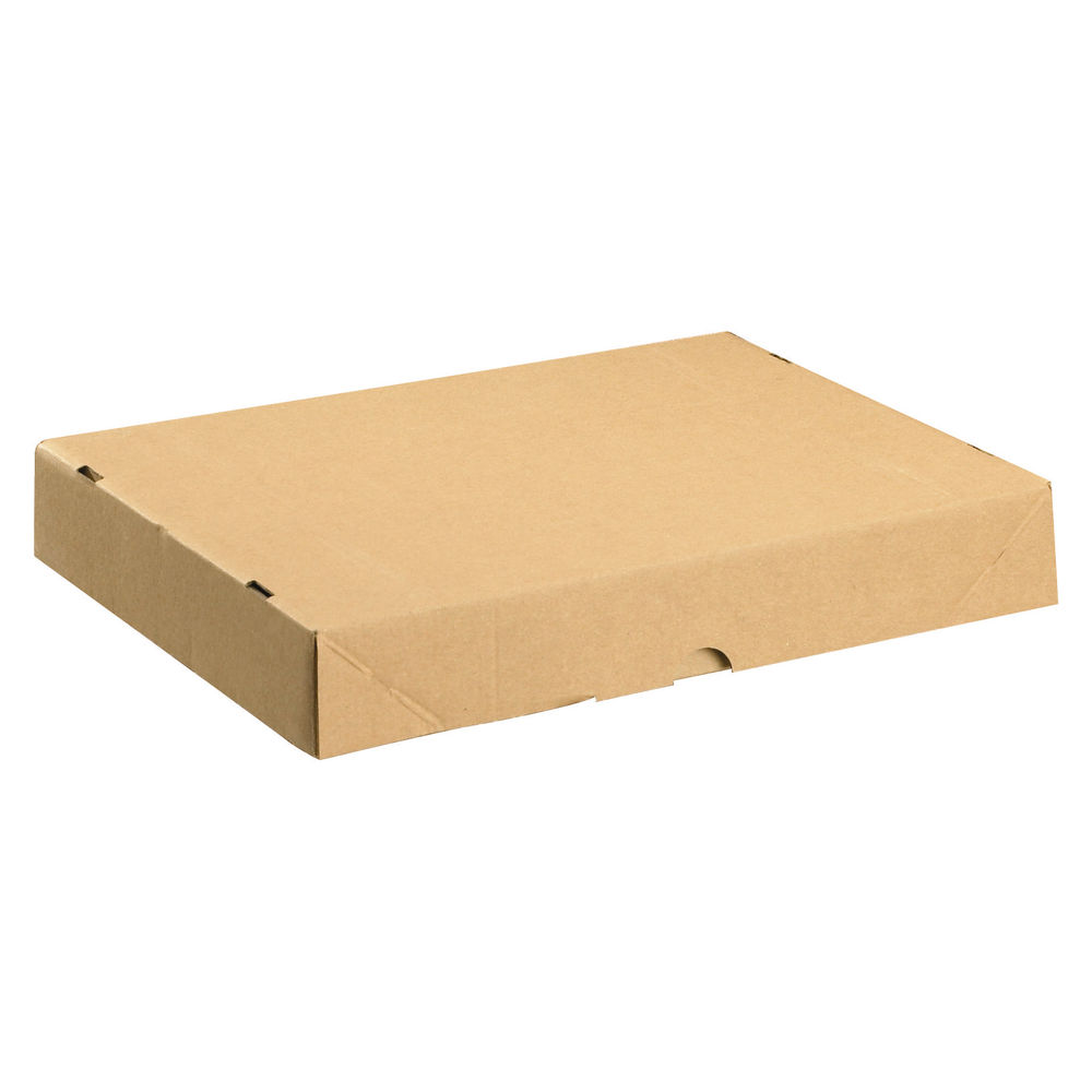 Carton With Lid 305x215x50mm Brown (10 Pack) 144666114