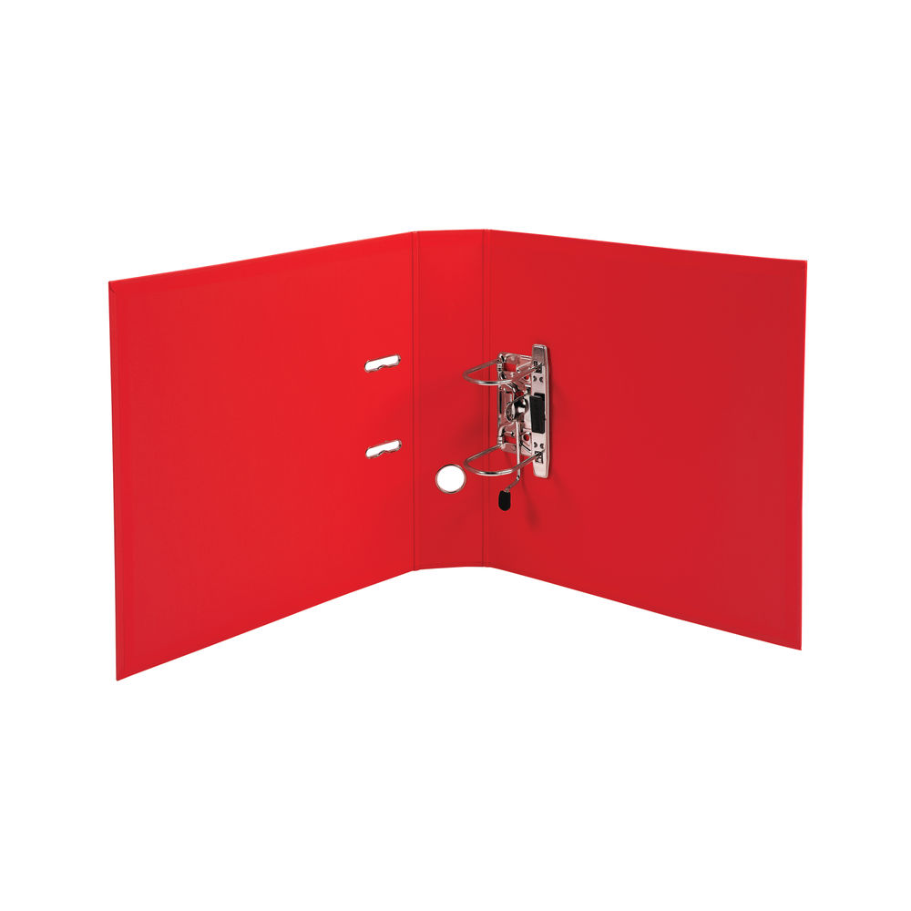 Exacompta PremTouch A4 Lever Arch File Red (Pack of 10) - 53745E