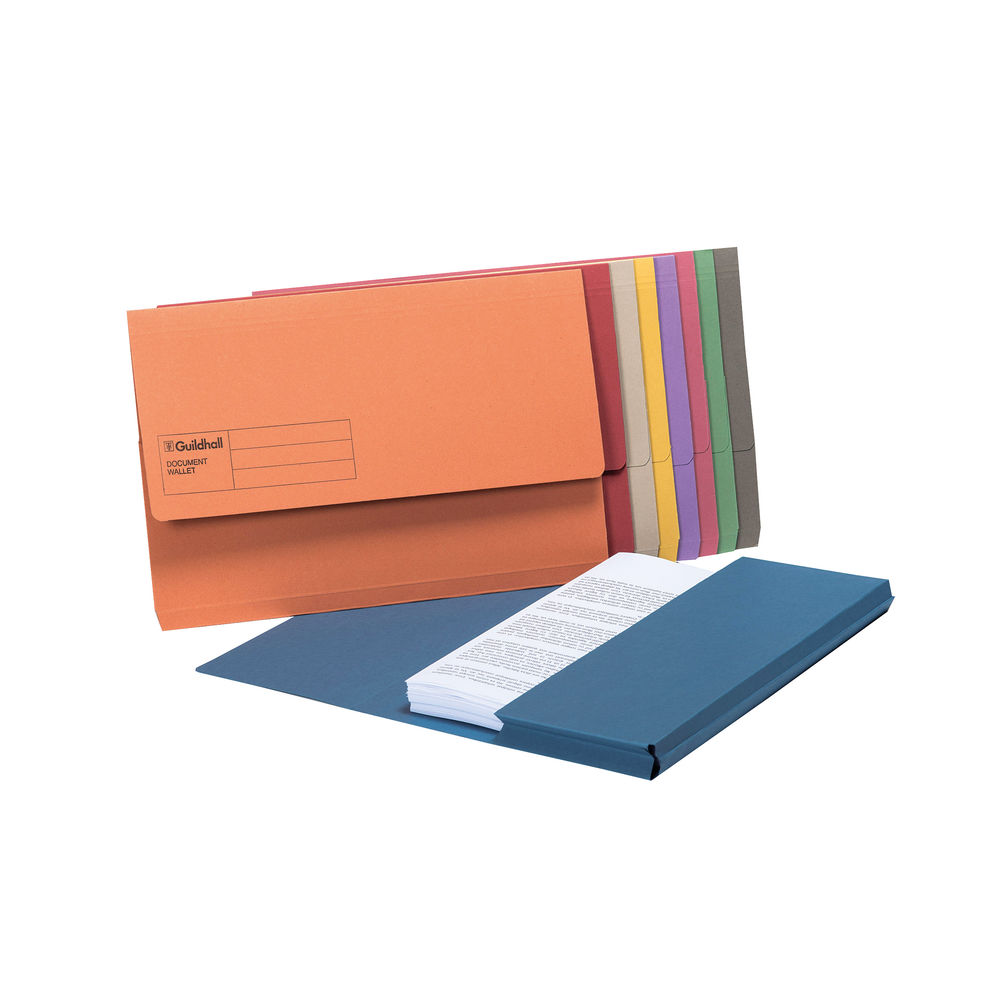 Buy Guildhall A4/Foolscap Document Wallets | My Post Shop Buy Guildhall A4/Foolscap Document Wallets | My Post Shop
