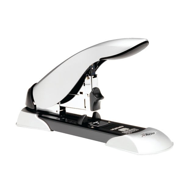 Rexel Gladiator Heavy Duty Stapler Silver/Black 2100591