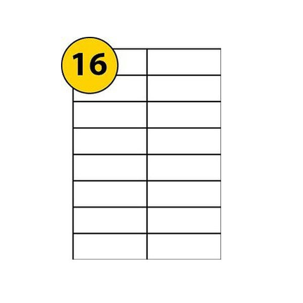 Avery Ultragrip Multipurpose Labels 105x37mm 16 Per Sheet White 1600 
