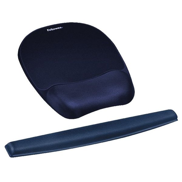 Fellowes Memory Foam Keyboard Wrist Support Sapphire Blue 9178401