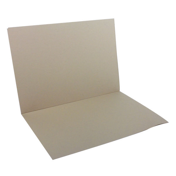 Guildhall Foolscap Buff Square Cut Folders, Pack of 100 - FS315-BUFZ