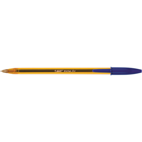 Bic Cristal Fine Ballpoint Pen Blue (50 Pack) 872730