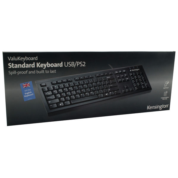 Kensington Wired USB UK Keyboard 1500109