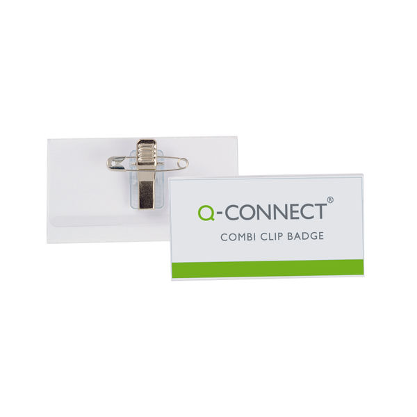 Q-Connect Combination Badge 40x75mm (Pack of 50) KF01568