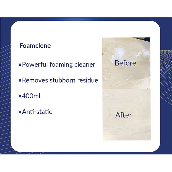 Af 300ml Foamclene Anti Static Foam Cleaner Afcl300 Now On Staples