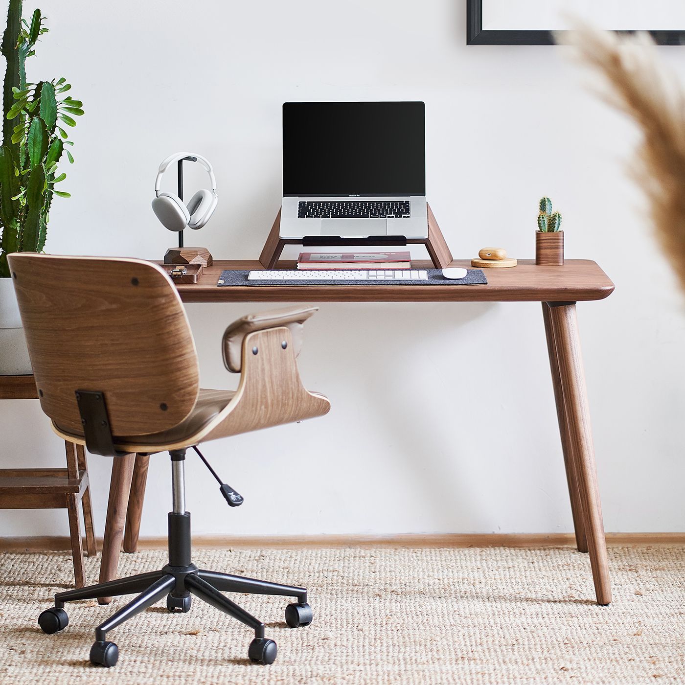 Desks Mid Century Desk Creative Solid Oak Desk Wallnut Desk Wooden Desk ...