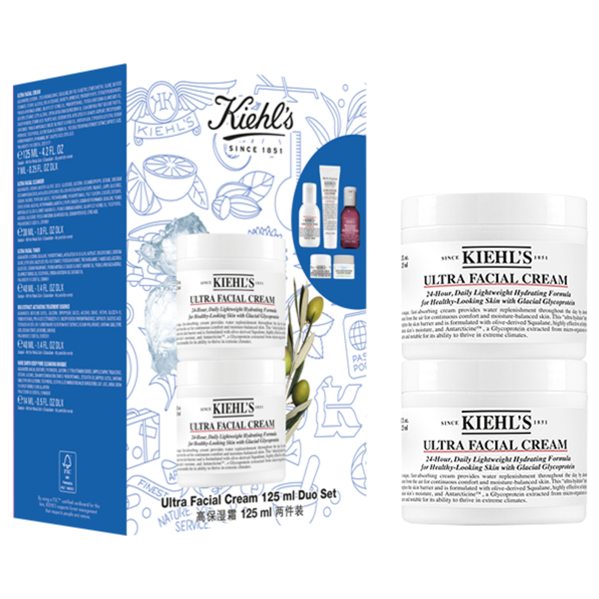 Kiehls Ultra Facial Cream Duo Set London Stansted Airport