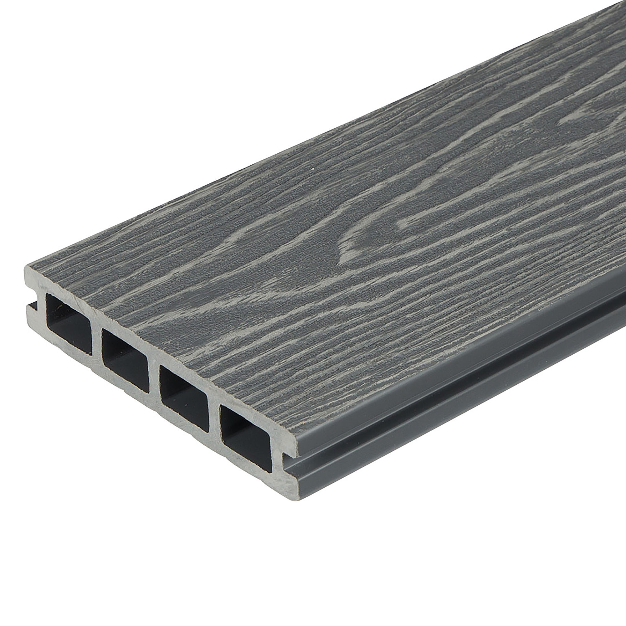 Gronodec Premier Composite Decking Board - Silver 136x25mm 3.66m