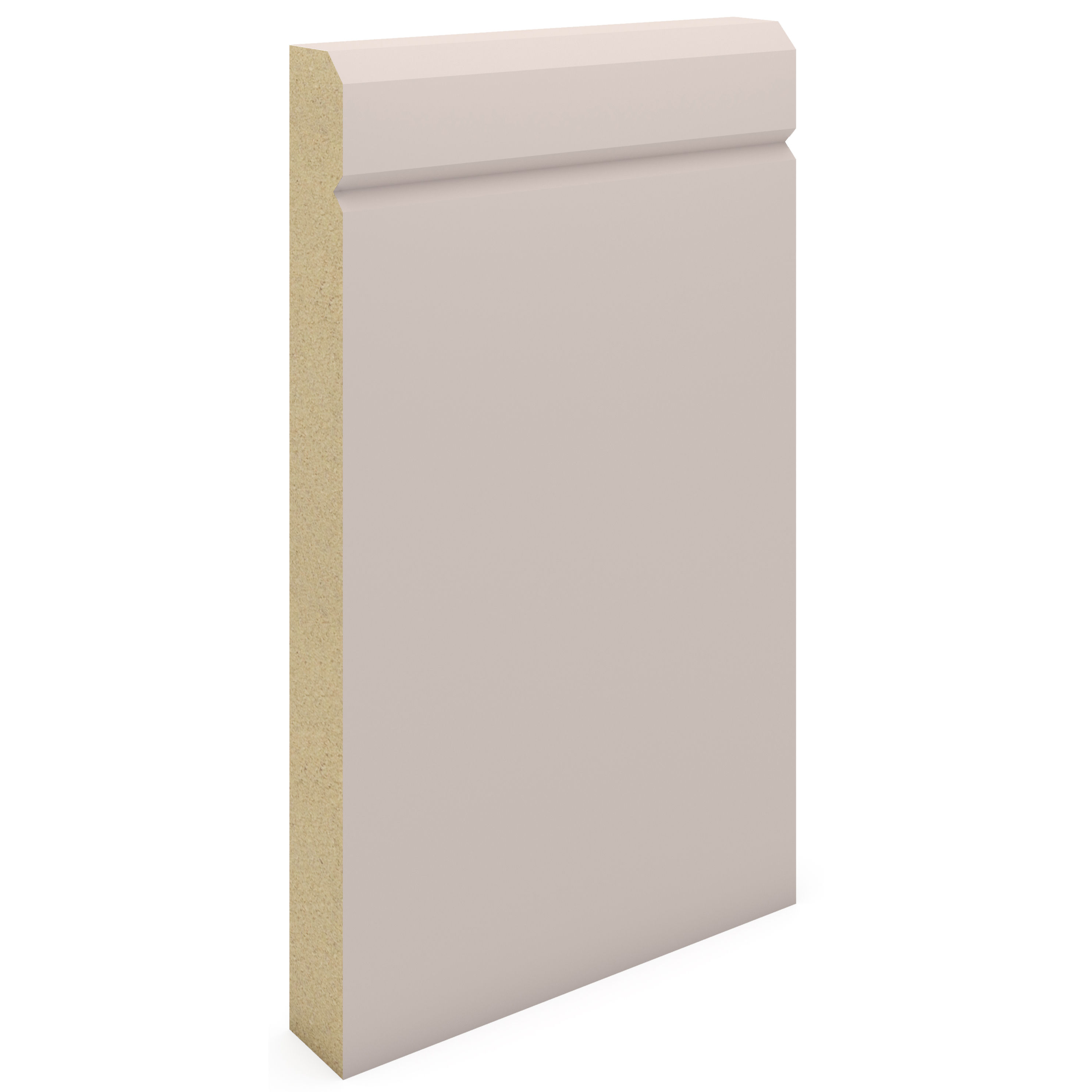 MDF Chamfered and V Grooved Skirting - 168 x 18mm 4.4m