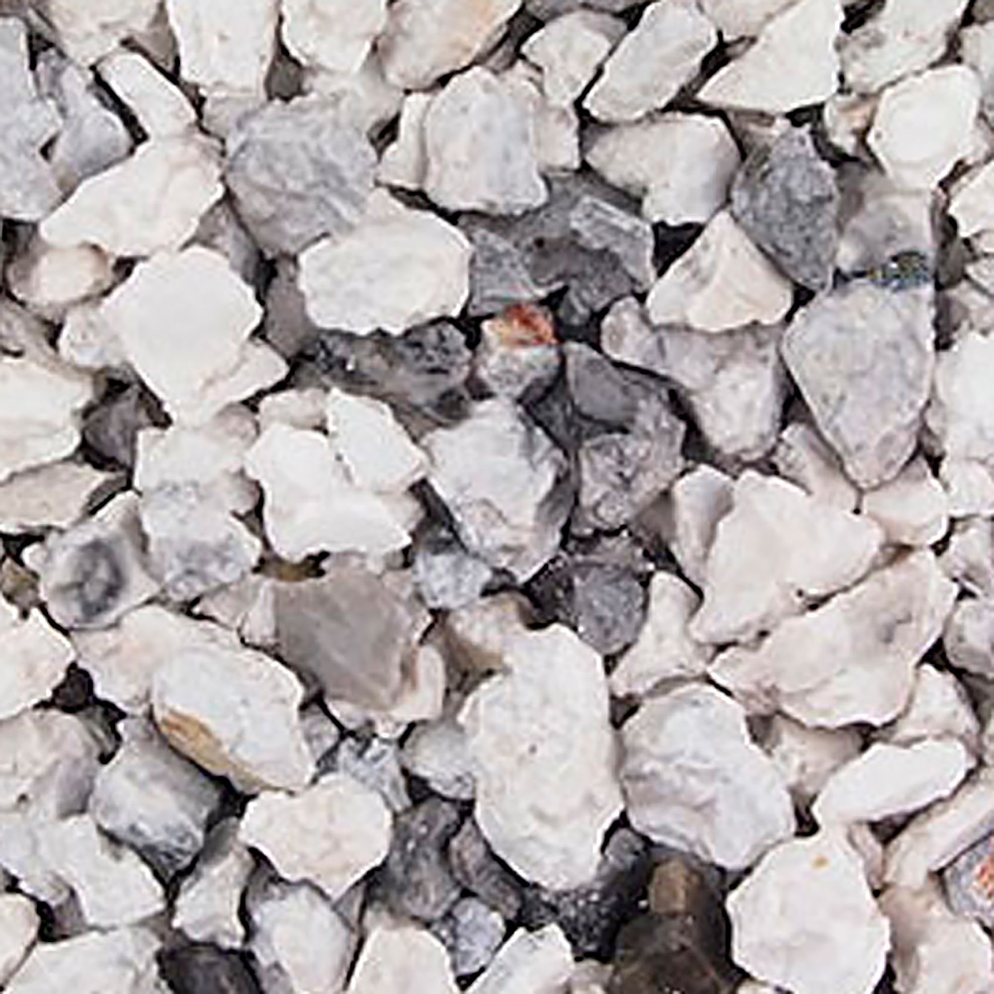 Grey Multi Flint Dashing Spar 3-8mm - 25kg Poly Bag