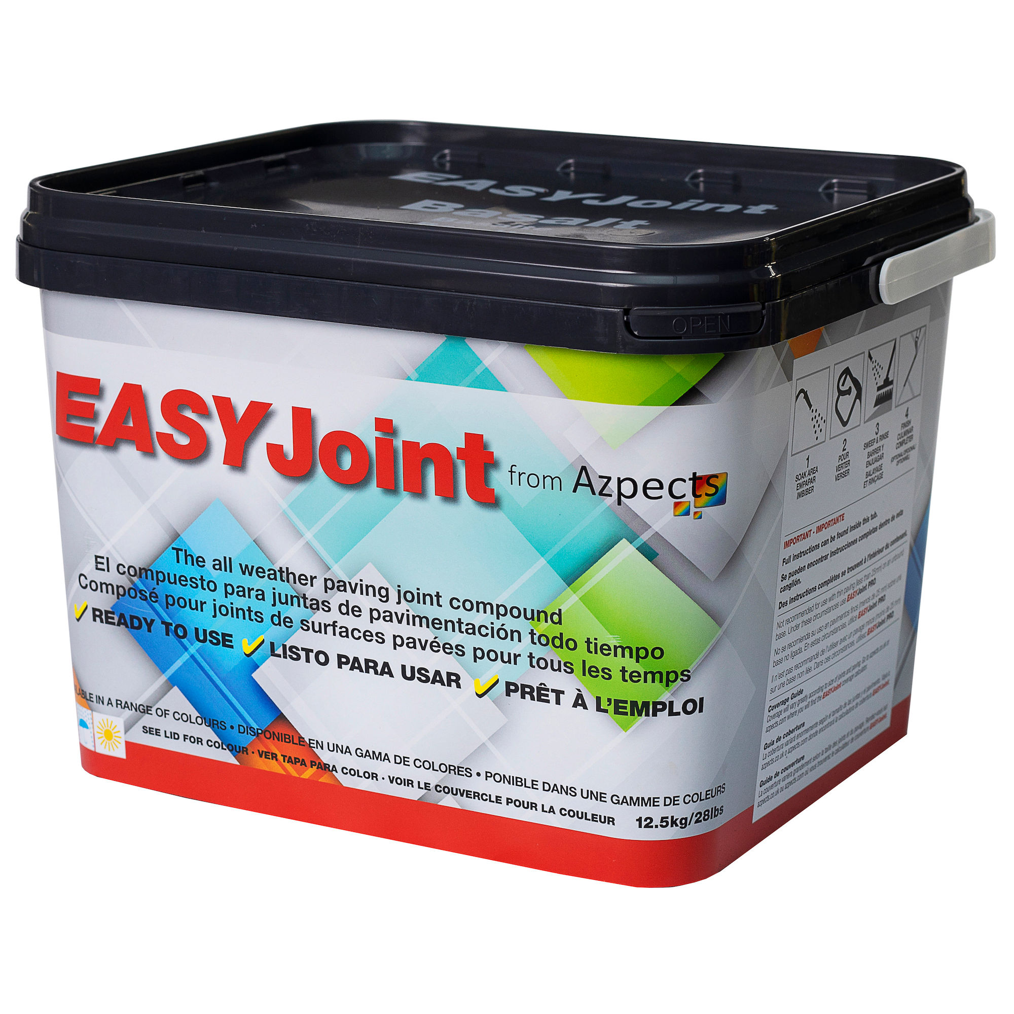 Azpects EASYJoint Paving Jointing Compound 12.5kg - Basalt