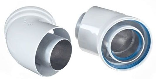 Baxi/Potterton Multifit 2 Flue Elbows 135deg - Pair 720647901