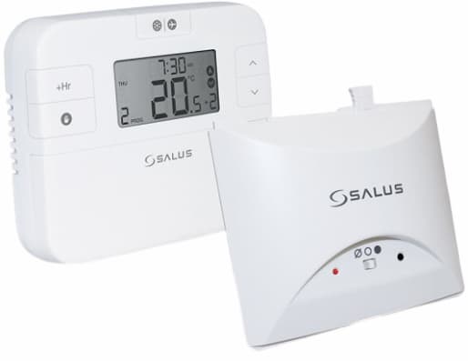 Salus Programmable Room Thermostat with Receiver - RT510WBC ...