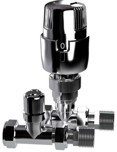 Inta i-therm Straight TRV/LS Pack - All Chrome