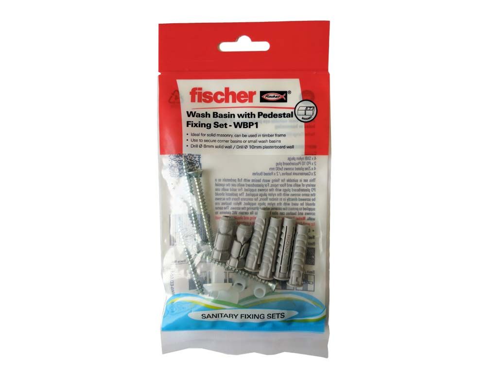 Wash Basin With Pedestal Fixing Set