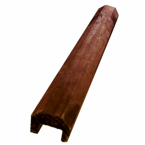 Fence Capping Tanatone (Brown) - 38 x 50mm