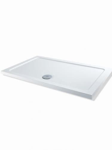 Rectangular Low Profile ABS Acrylic Capped Stone Resin Shower Tray ...