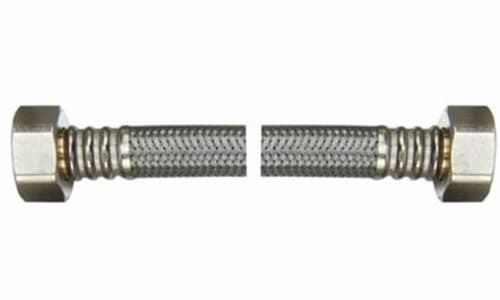 Flexible Tap Connector 1/2"x1/2"x300mm, Standard Bore, Double Ended ...