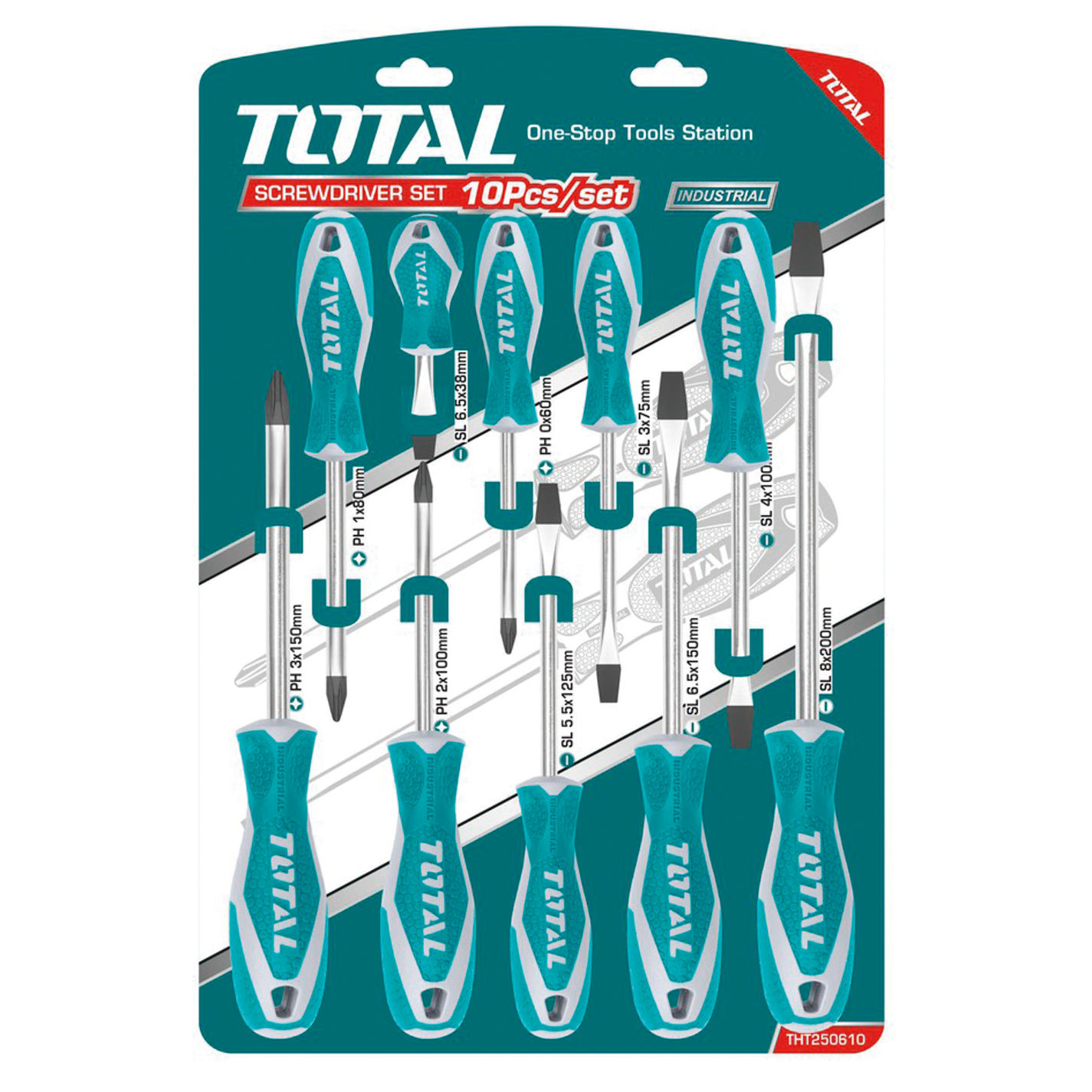 Total Tools 10 PCS Screwdriver Set