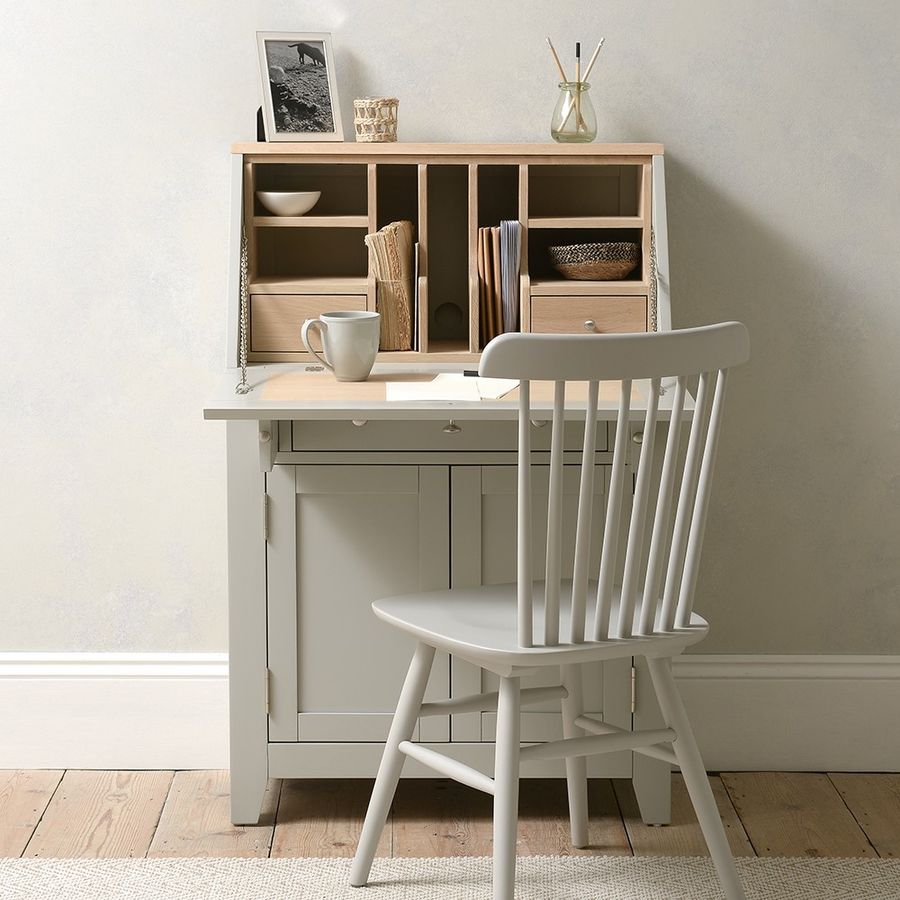 Chester Dove Grey Writing Bureau - The Cotswold Company