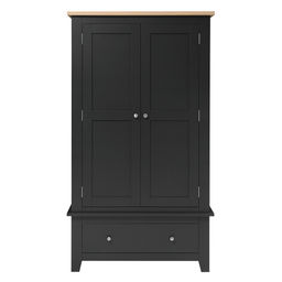 Chester Charcoal Double Wardrobe