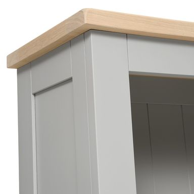 Chester Dove Grey Alcove Display Cabinet